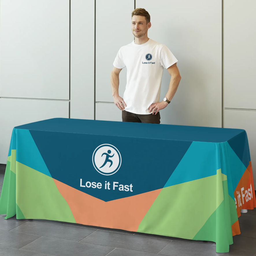 Table Covers for Business Fairs – Why Use Them? - Butterfly Labs
