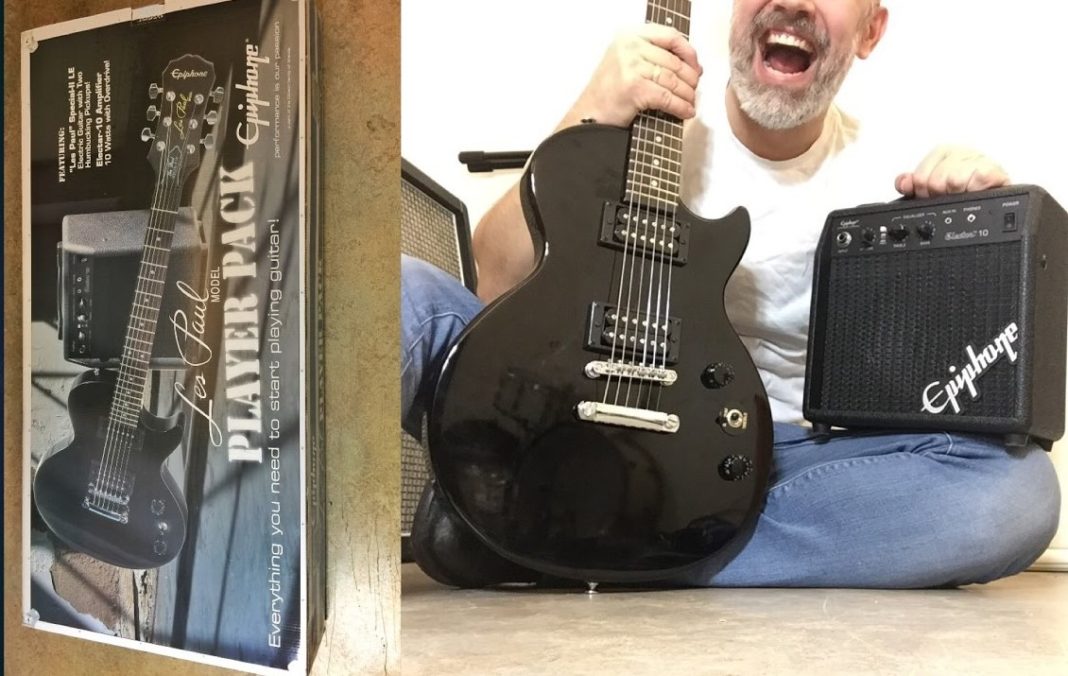 Review of Epiphone Les Paul Electric Guitar Player Package - Butterfly Labs